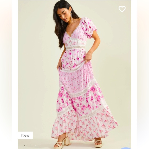 Altar'd State | Dresses | Nwt Altard State Darianne Floral Maxi Dress ...